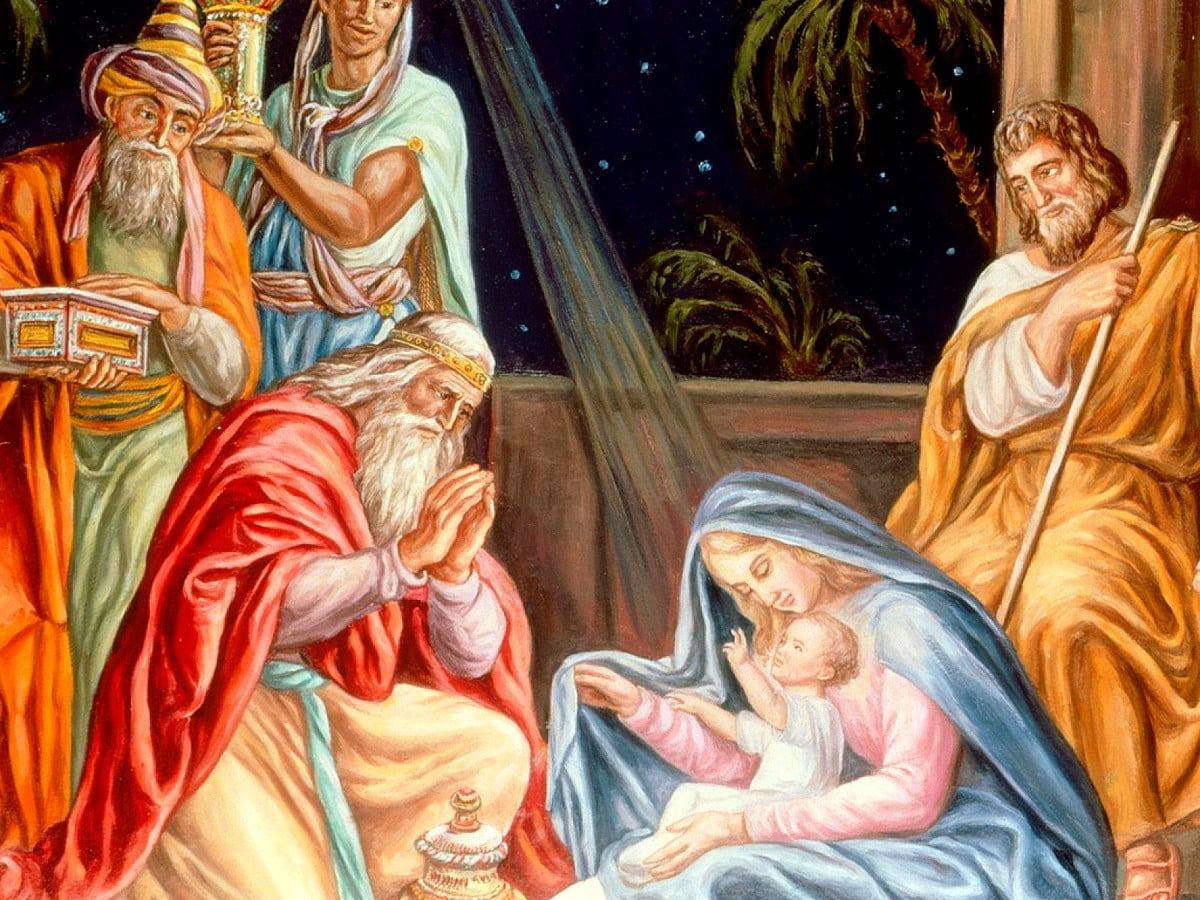 Julkrubba bakgrundsbilder HD | Ladda Ner Gratis