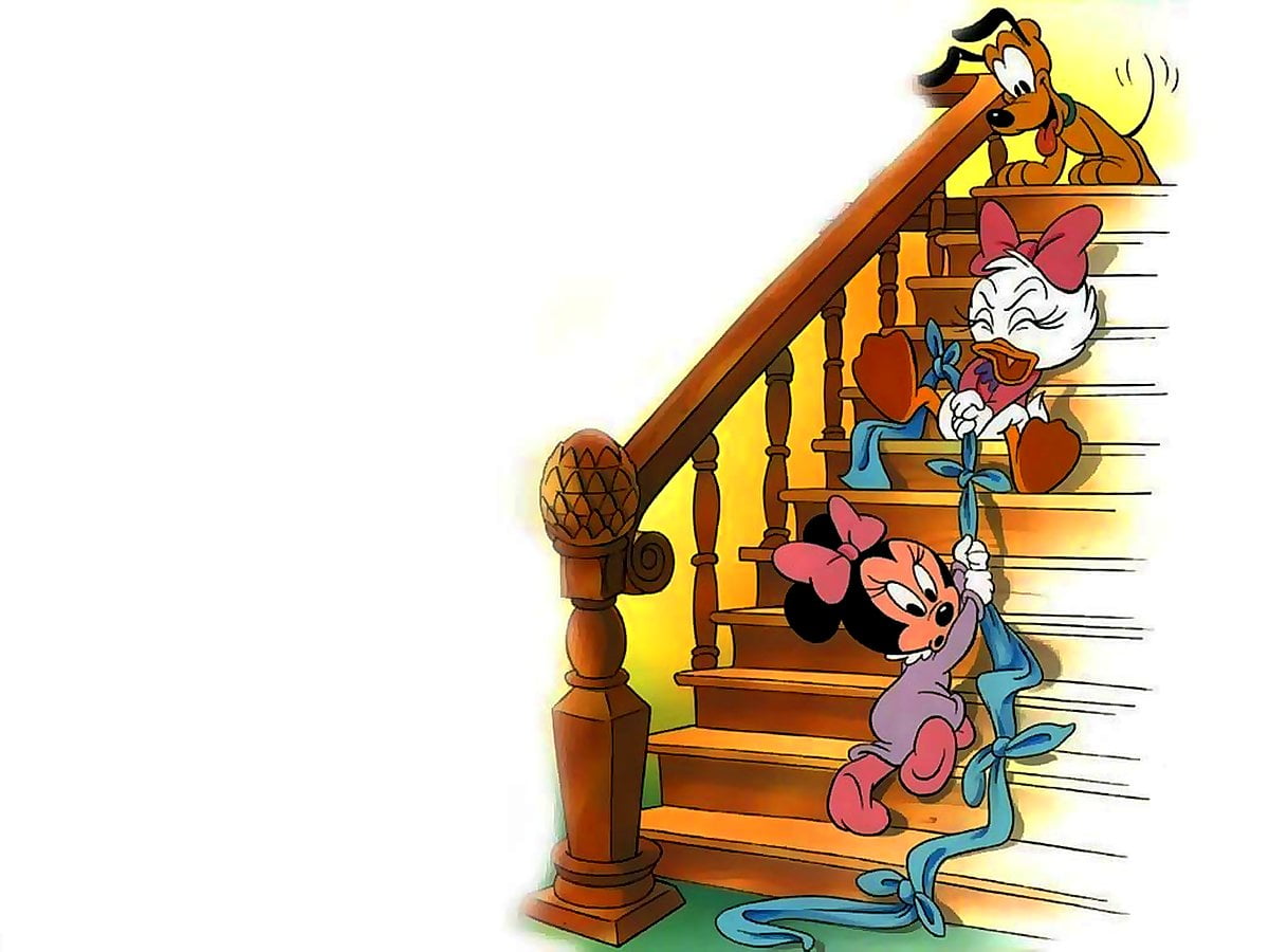 Bakgrund Disney, Tecknade Serier, Trappa | Gratis Bilder