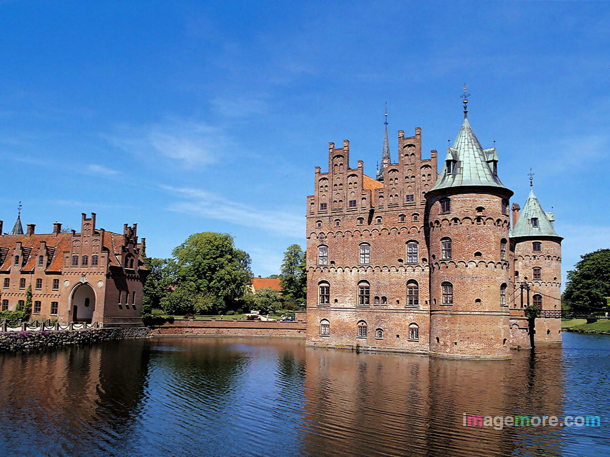Egeskov, Slott, Herning bakgrundsbild | Gratis Skrivbordsbilder