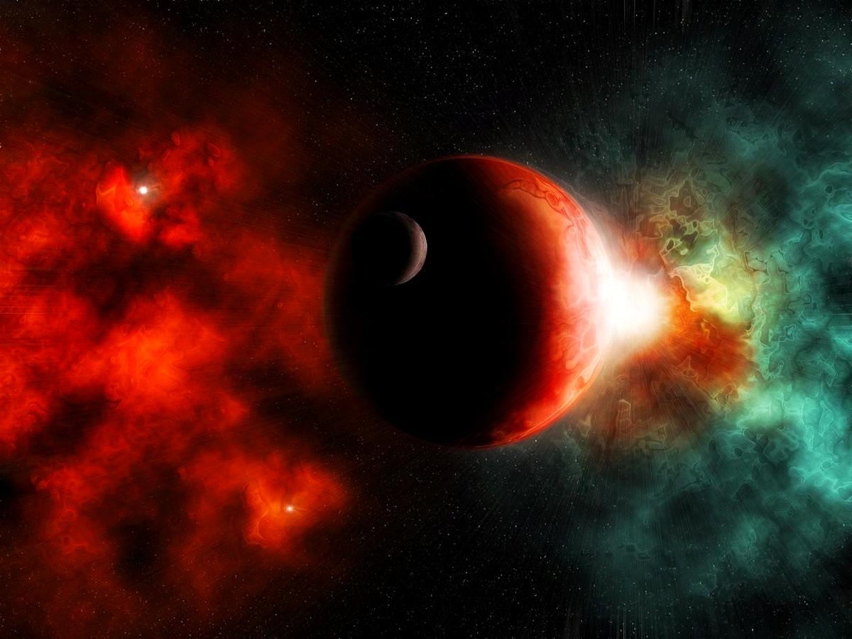 Bakgrund Yttre Rymden, Måne, Planet | Bästa Bilder